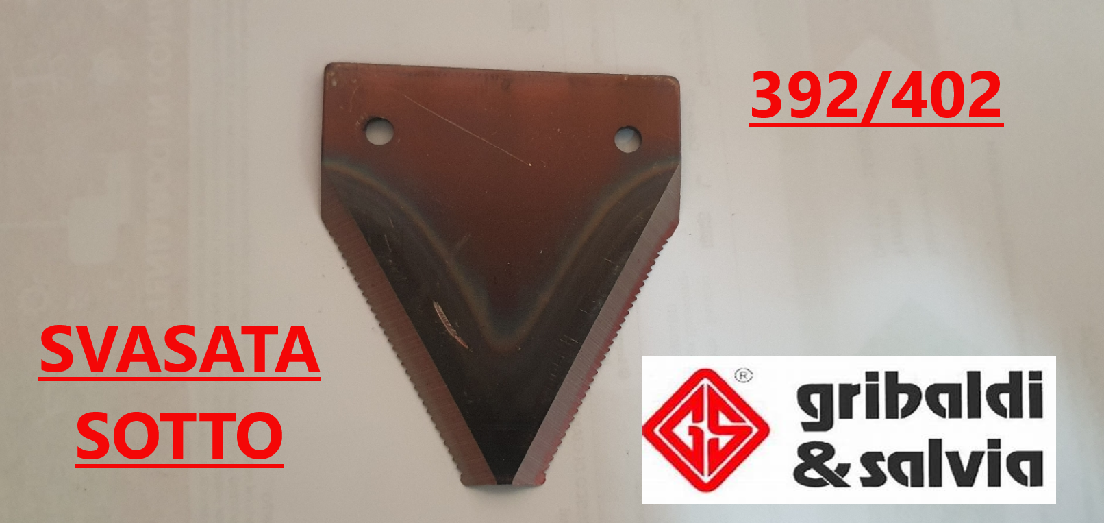 SEZIONE RIGATA GRIBALDI E SALVIA 394/402 ORIGINALE SV SOTTO